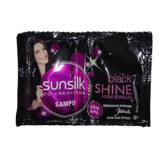 Sampo Sunsilk Co-Creations Black Shine (1 renceng isi 12 sachet ...