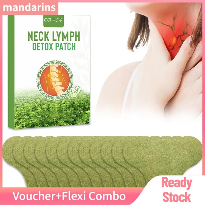 12 Pcs Neck Lymph Detox Patch Lymphatic Drainage Patches for Promote ...