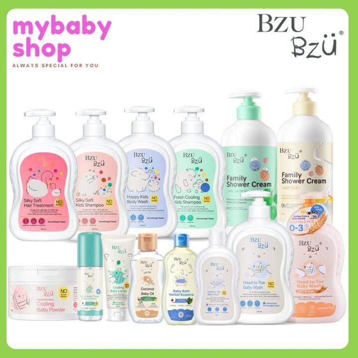 BZU BZU Head to Toe Baby Wash / Kids Shampoo / Kids Body Wash / Cooling ...