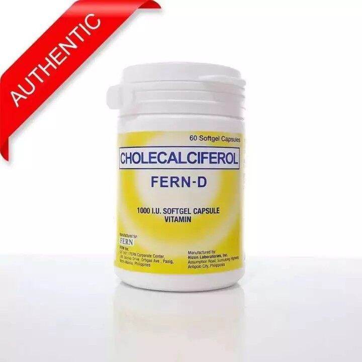 Fern D Vitamin D Supplement (60 Softgel Capsules) | Lazada PH