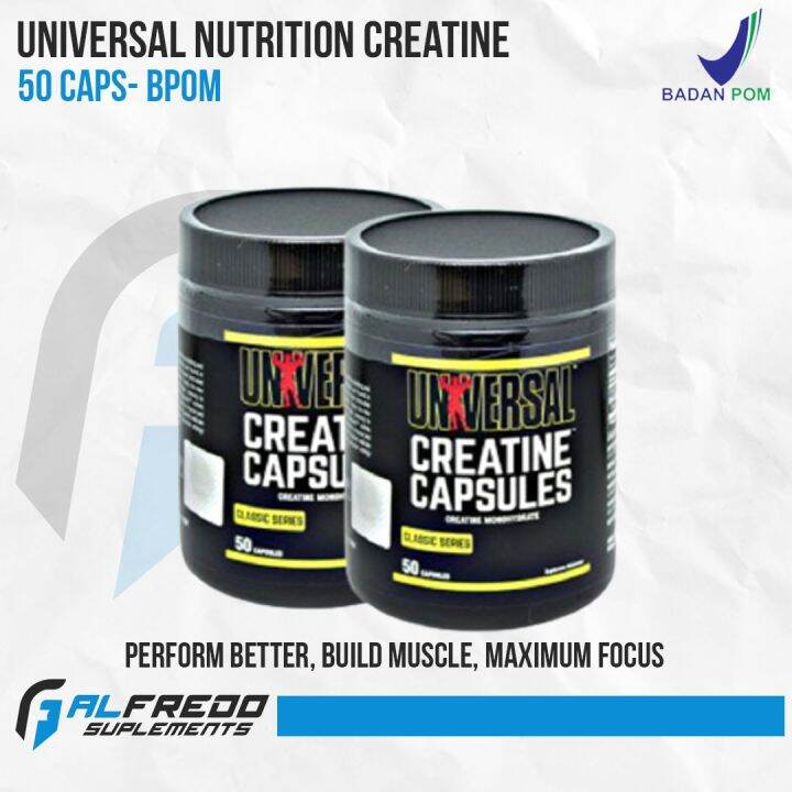 Universal Nutrition Creatine 50 Kapsul Creatine Monohydrate | Lazada ...