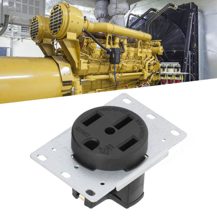 Power Outlet Industrial Receptacle 4 Hole 50A for Dryer | Lazada PH