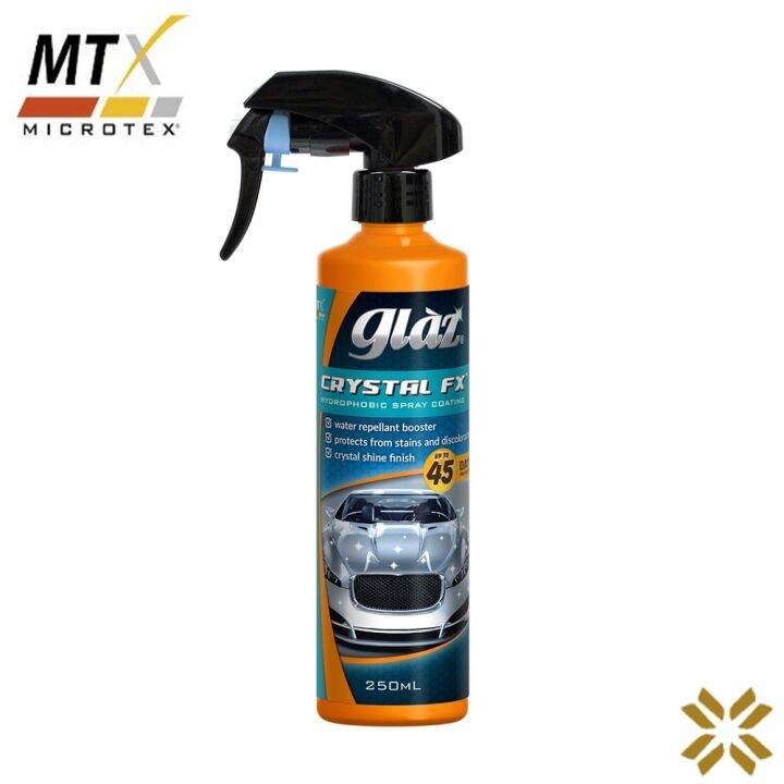 Microtex Glaz Crystal FX 250ml (Hydrophobic Spray Coating MTX Car Care ...