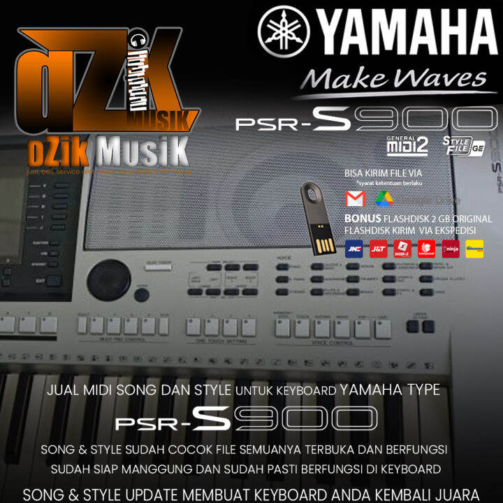 SONG & STYLE FLASHDISK KEYBOARD YAMAHA PSR-S900 (NON SAMPLING) | Lazada ...