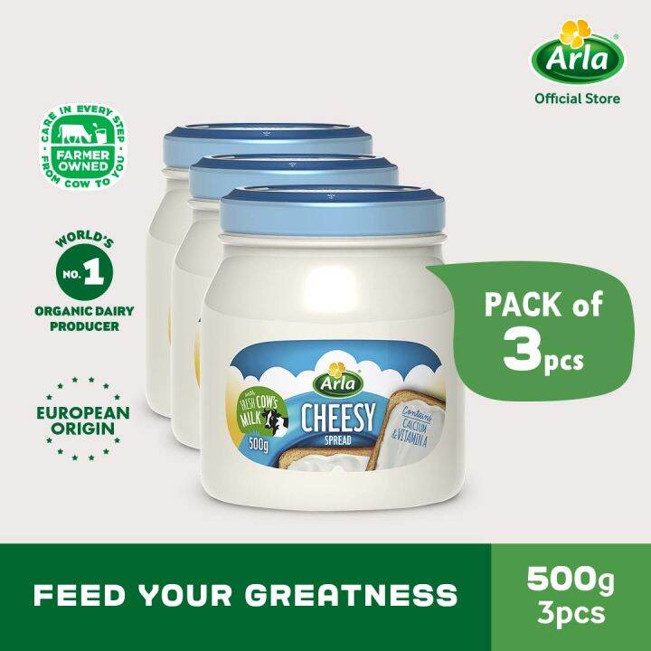 Arla Cheesy Spread 500g 3-Pack | Lazada PH