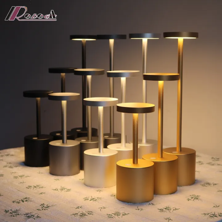 Restaurant Cordless Table Lamp Led Touch Switch Usb Dining Table Light ...