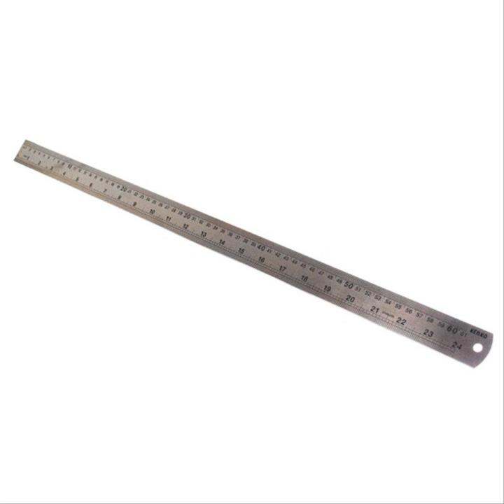 KENKO, STAINLESS STEEL RULER 60 CM, | Lazada Indonesia