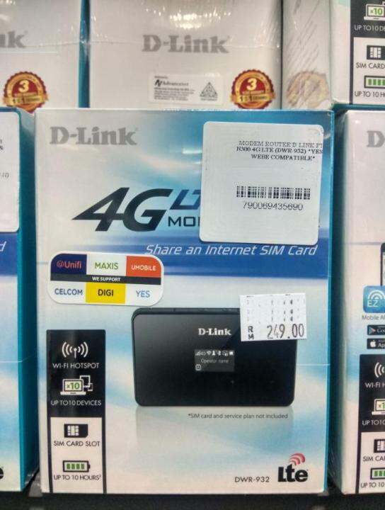 D-Link 4G LTE Mobile Router DWR-932 | Lazada