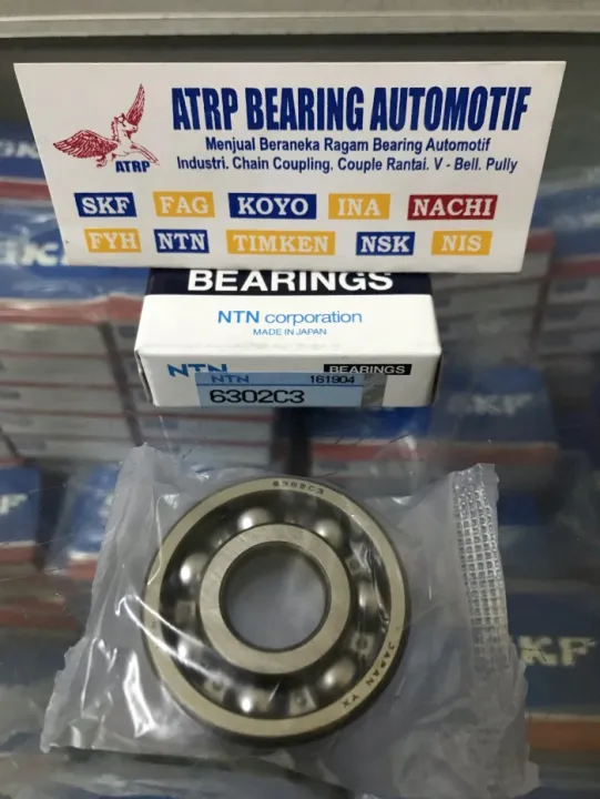 BALL BEARING 6302 C3 NTN JAPAN ORIGINAL | Lazada Indonesia