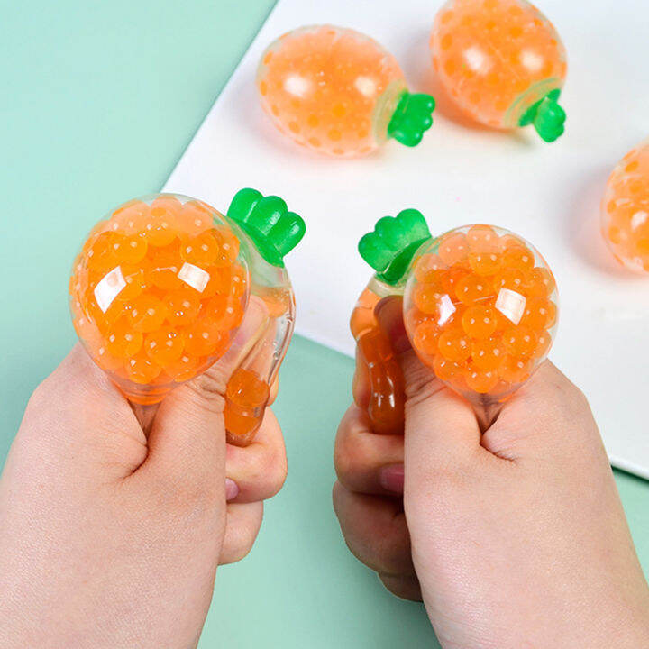 Tpr Squeeze Toy Stress Relief Carrot Squeeze Toy Soft Tpr Rebound Grape ...