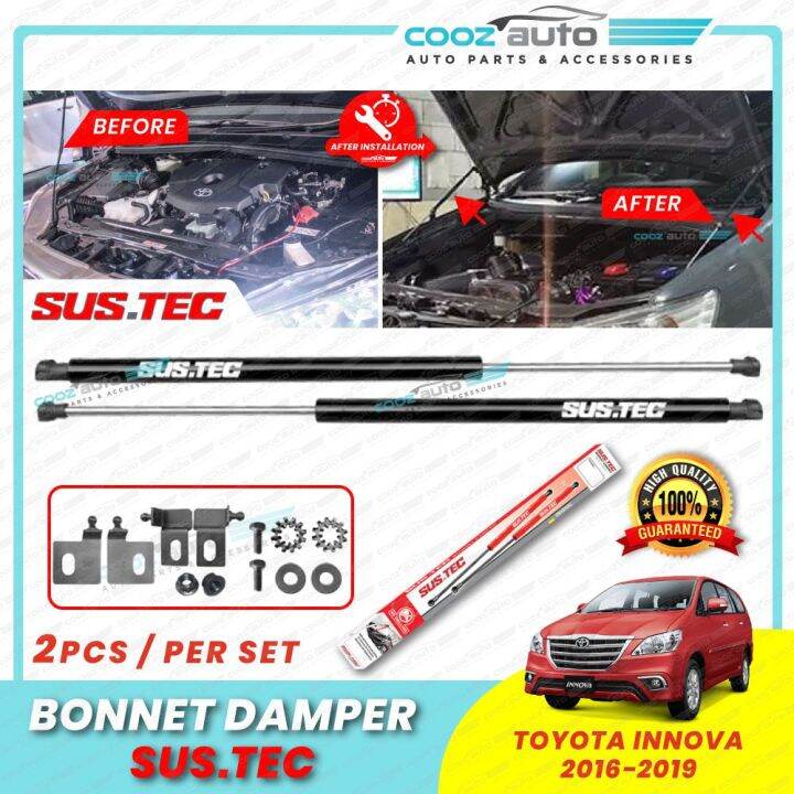 Toyota Innova 2016 - 2021 Sustec Front Hood Damper Bonnet Gas Lifter ...