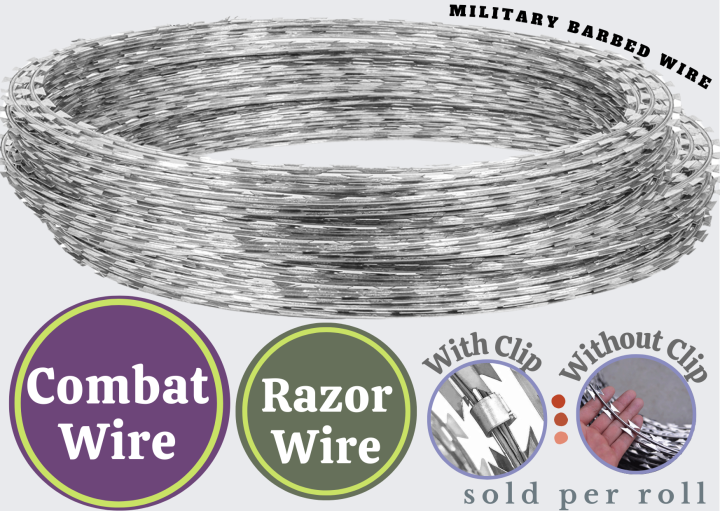 Combat Wire ️ Military Barbed Wire ️ Razor Wire ️ Blade Wire ️ Security ...