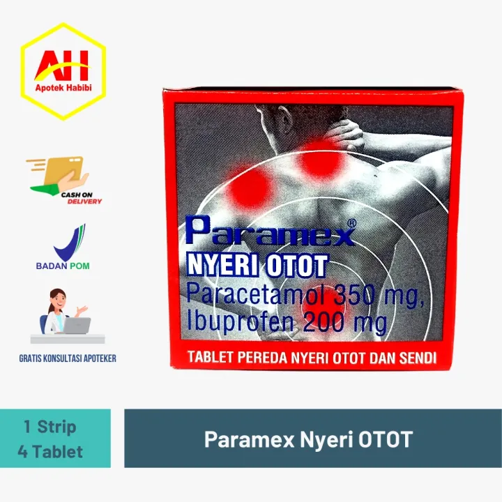Paramex Nyeri otot 5 strip isi 20 tablet Obat Paramex Paramek Nyeri ...