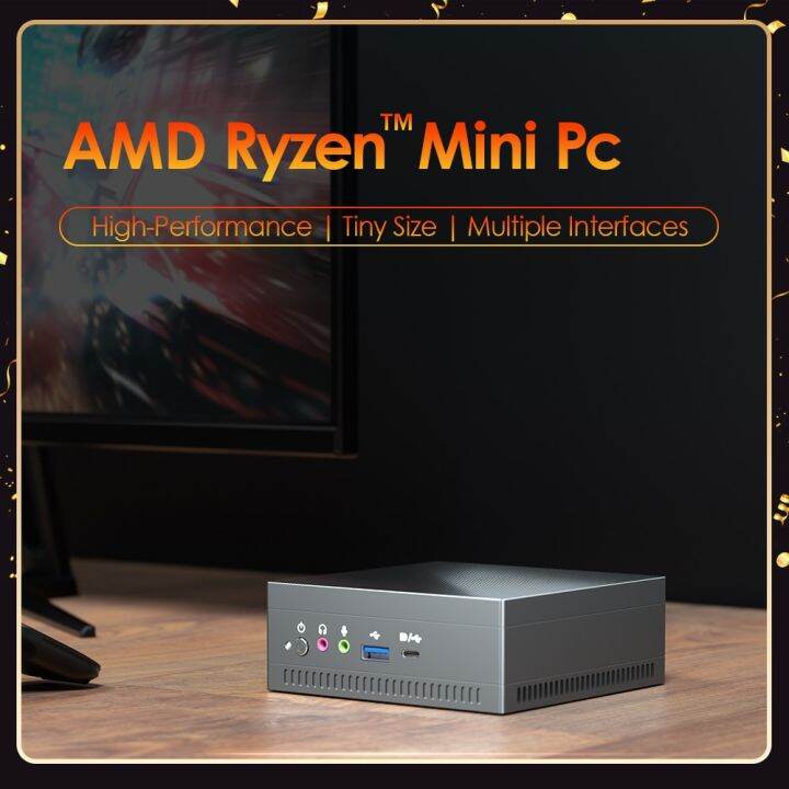 AMD NUC คอมพิวเตอร์ขนาดเล็ก Ryzen 7 5800U R5 4500U เวก้ากราฟิก2 * DDR4 ...