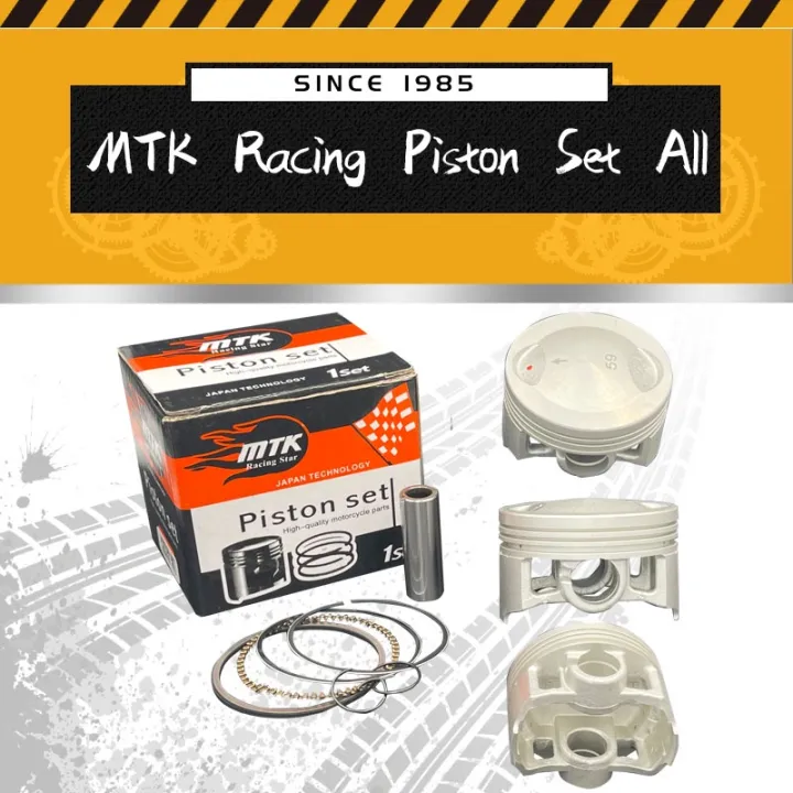 MTK Racing Piston Set MIO 59MM/SMASH STD/SMASH 57MM/WAVE125/XRM110 STD ...