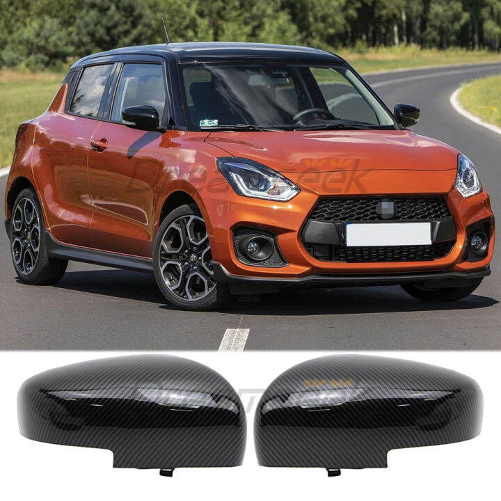 Exterior Rearview Side Wing Mirror Cover for Suzuki Swift A2L 2017 2018 ...