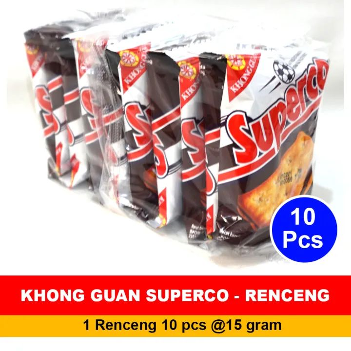 Superco biskuit rasa coklat 10pcs | Lazada Indonesia
