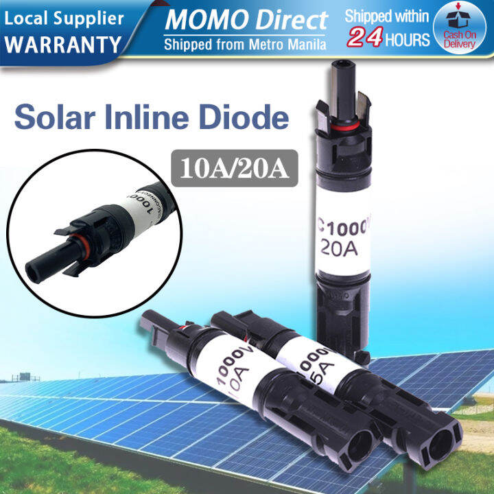 MC4 Diode Connector Solar Photovoltaic Panel In-line Diode Connector ...