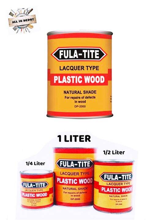 FULA-TITE PLASTIC WOOD FOR REPAIR OF DEFECTS IN WOOD | Lazada PH