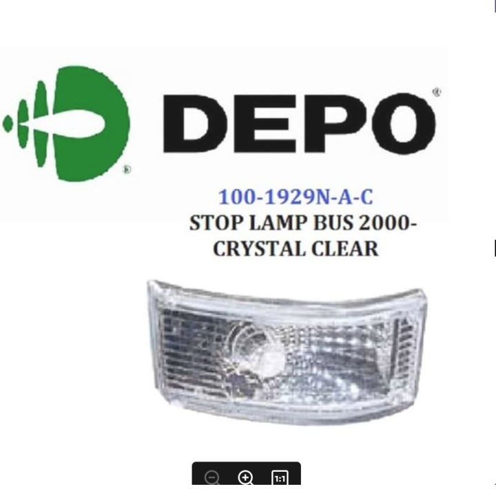 Lampu Stop Belakang Lamp Bus 2000 Crystal Clear DEPO | Lazada Indonesia