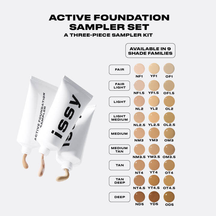 Issy Active Foundation Sampler Set | Lazada PH