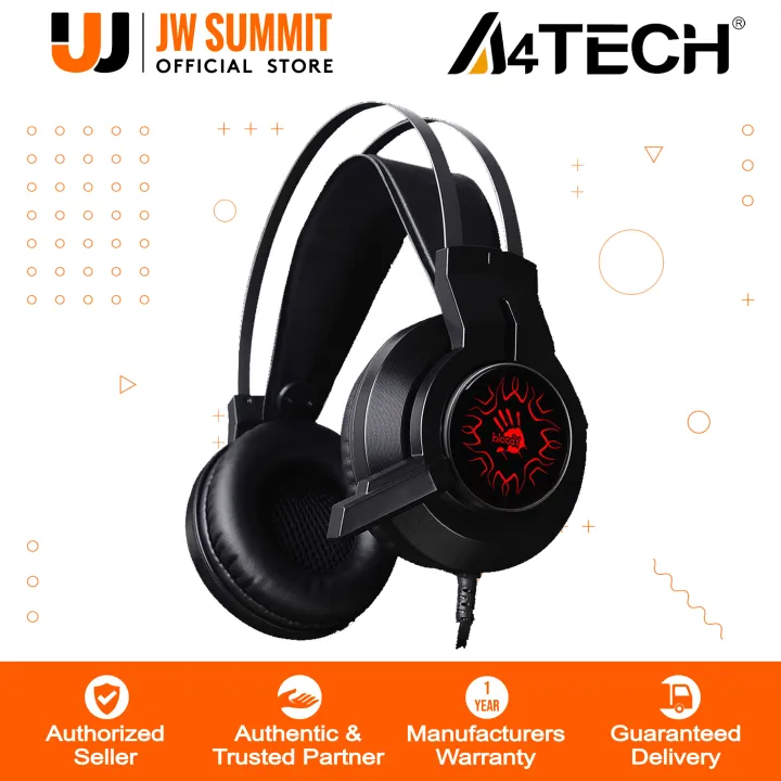 A4Tech Bloody J437 Glare 7.1 Virtual Sound, Noise-Canceling Mic. USB ...