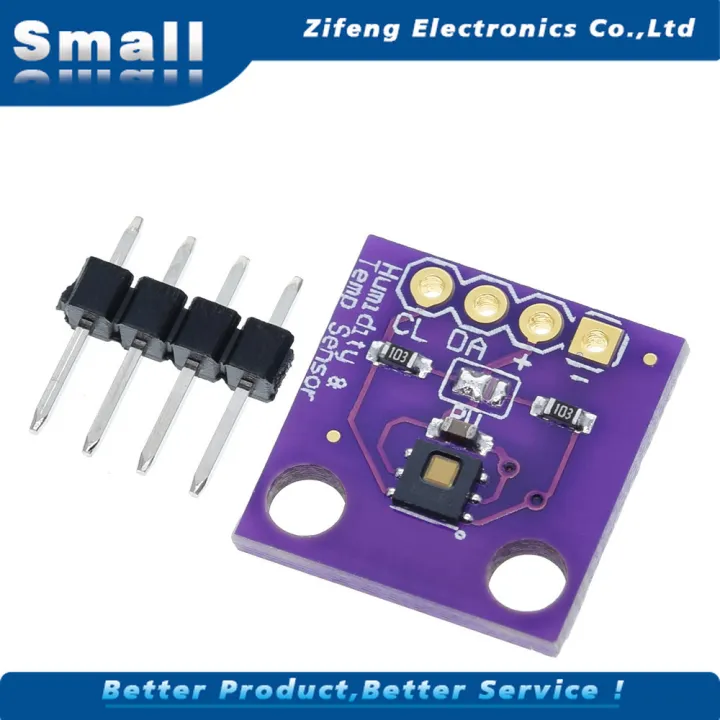 HDC1080 module Low Power, GY-213V-HDC1080 High Accuracy Digital Humidity Sensor with Temperature ...