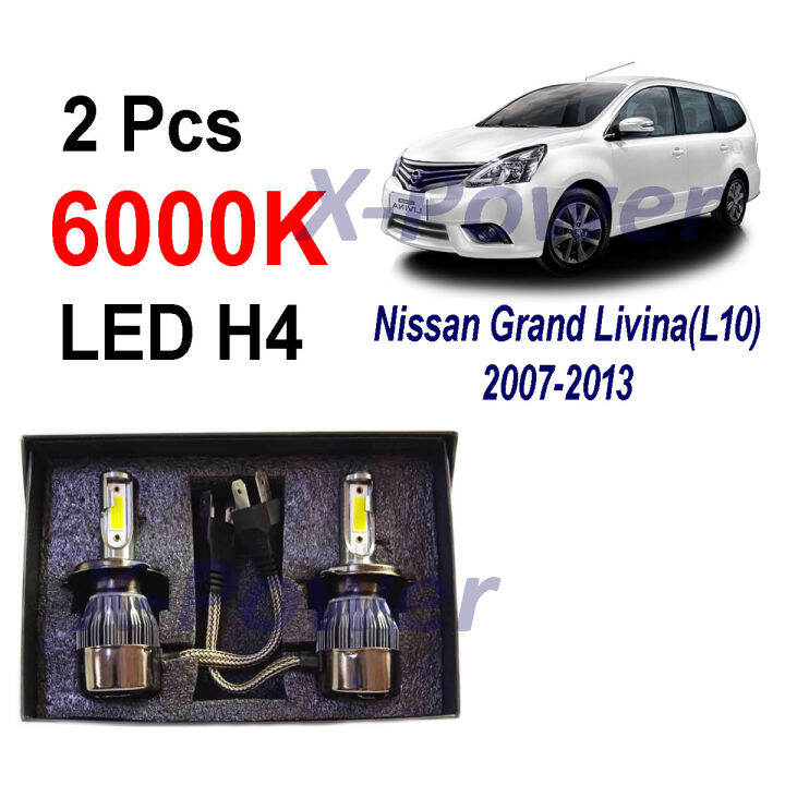 Nissan Grand Livina (L10) H4 Car LED Headlamp LED Headlight Bulb 2Pcs ...