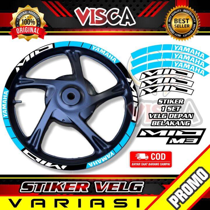 Stiker Velg List Velg Motor Stiker Velg MIO 02 | Lazada Indonesia