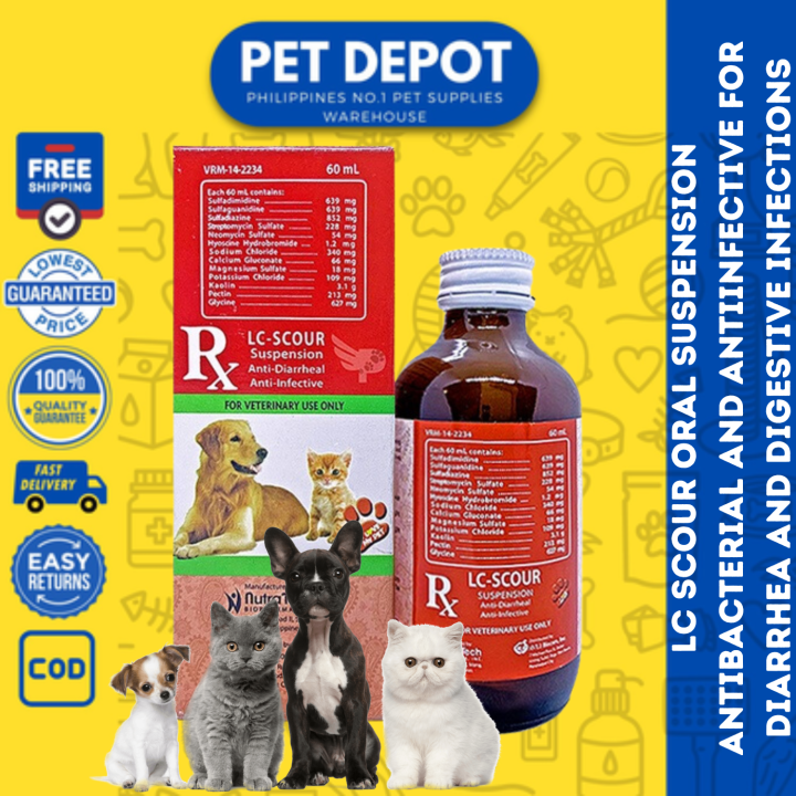 LC Scour Oral Suspension Antibacterial and Antiinfective for Diarrhea ...
