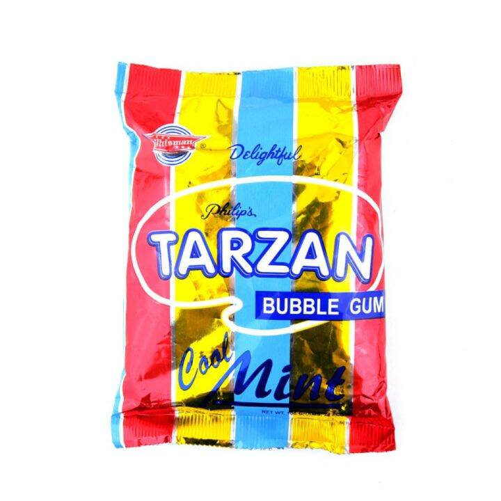 Tarzan Bubble gum Cool Mint Tarzan Bubblegum Gum Sweets 105 grams 20 ...