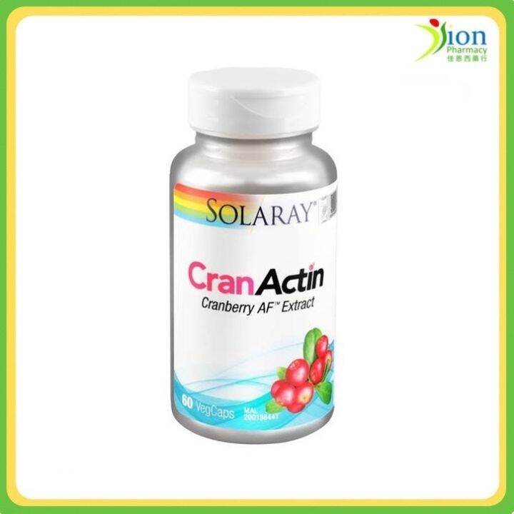 SOLARAY CRANACTIN (CRANBERRY AF EXTRACT) VEGCAPS 60S | Lazada