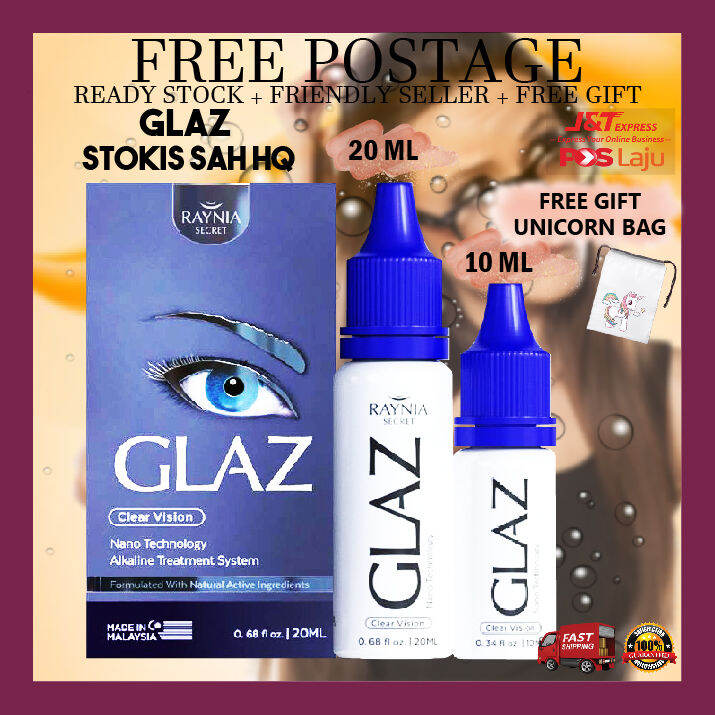 GLAZ EYE RANIA ( 10ML ) Ubat Mata Merawat Mata Rabun Silau Selaput ...