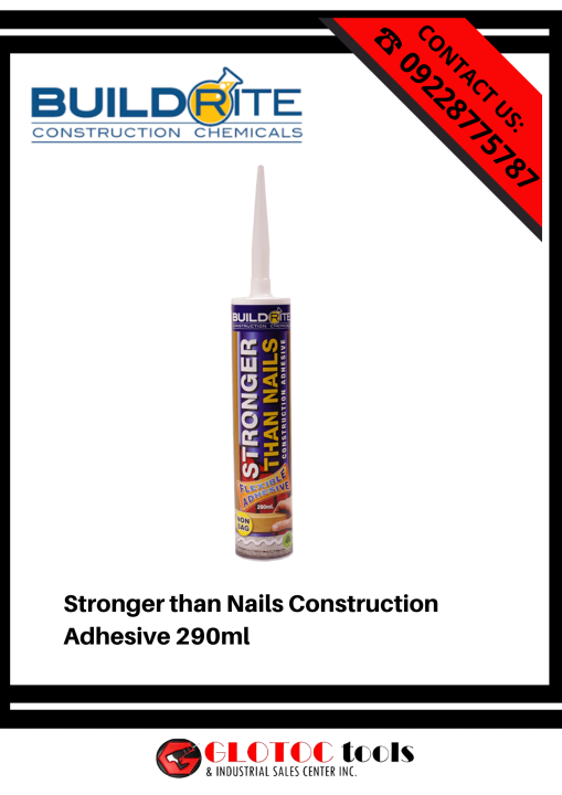 BUILDRITE Stronger than Nails Construction Adhesive 280ml | Lazada PH