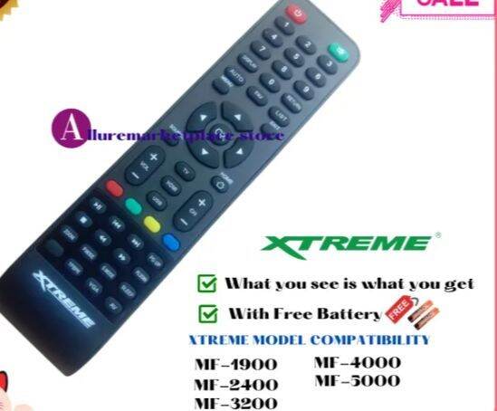 Xtreme TV Remote Control for BASIC LED TV | Xtreme Remote for BASIC LED TV| Extreme LED TV ...