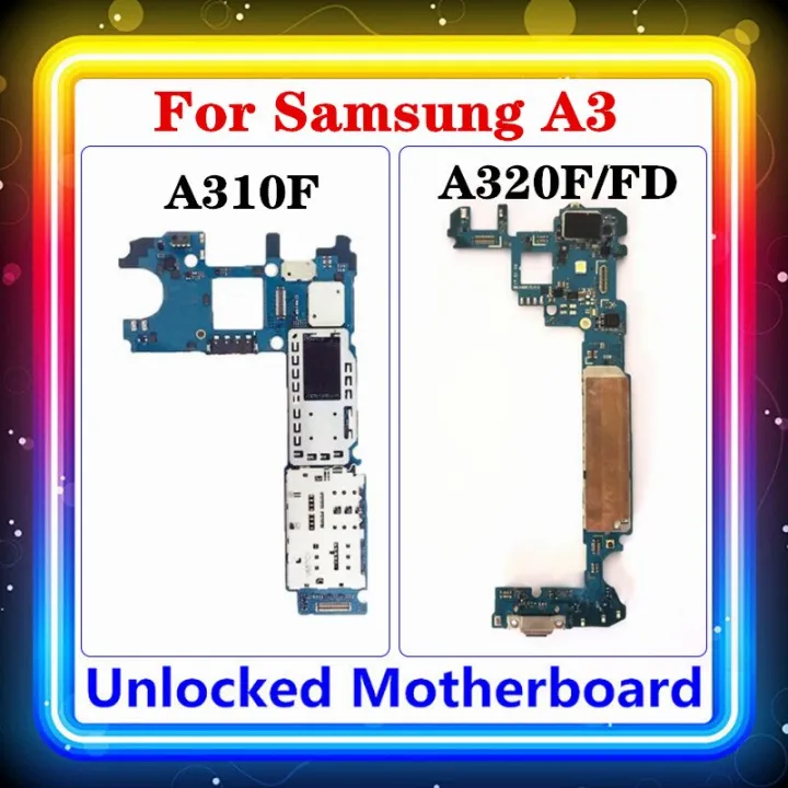 For Galaxy A3 A310F A320F A320FD Motherboard OS Original ROM Mainboard ...