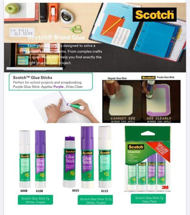 3M Scotch Glue Stick 7g / 12.7g/ 8g | Lazada
