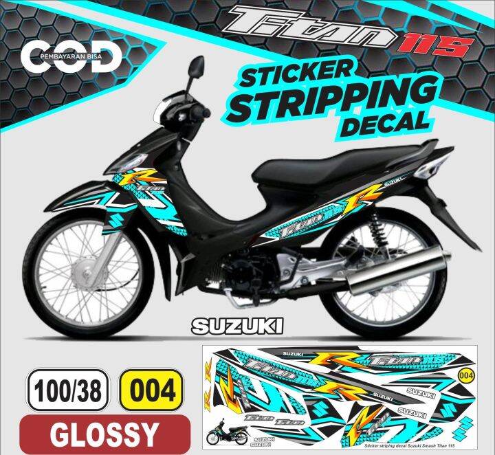 striping Suzuki Smash Titan 115 decal Suzuki Smash Titan 115 variasi ...