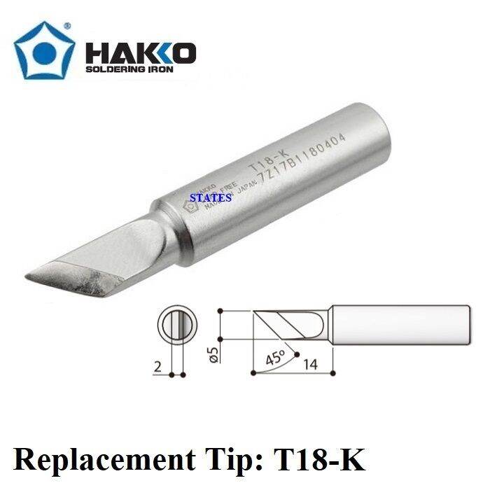 HAKKO T18-K Tip - Japan | Lazada