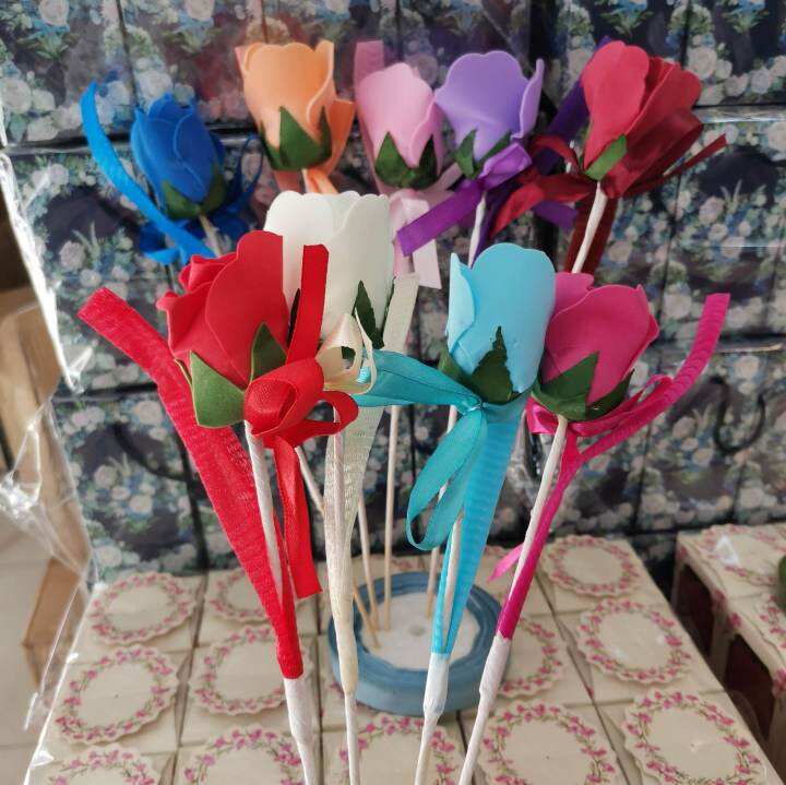 50pcs Bunga Telur Spun Bajet Simple Malay Wedding bunga telor kahwin ...