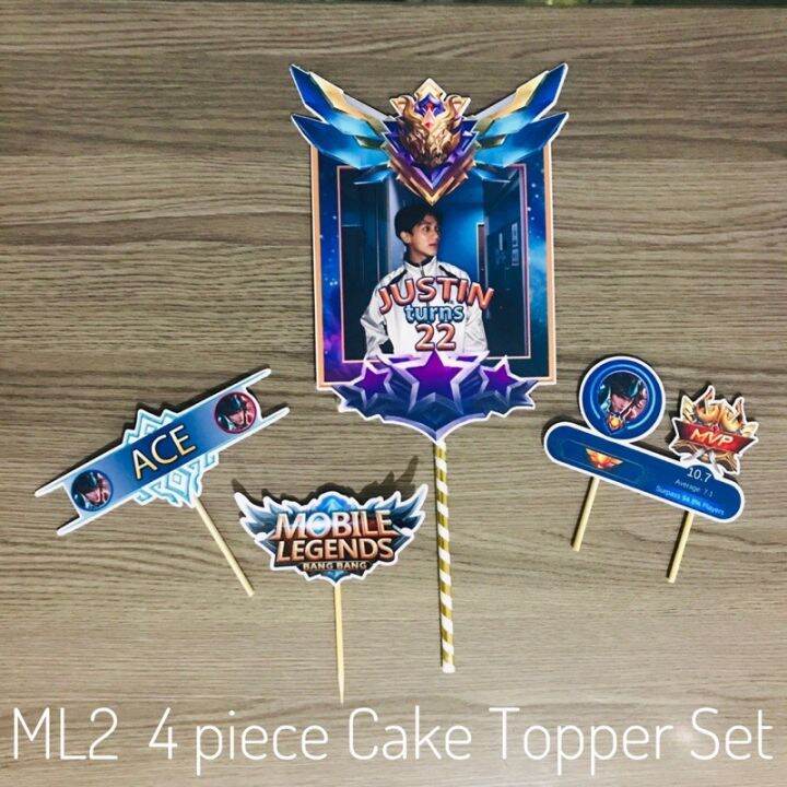 ML Mobile Legends Cake and Cupcake Topper Set | Lazada PH