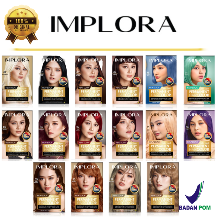 Implora New Permanent Hair Color | Pastel Edition Pewarna Cat Rambut ...