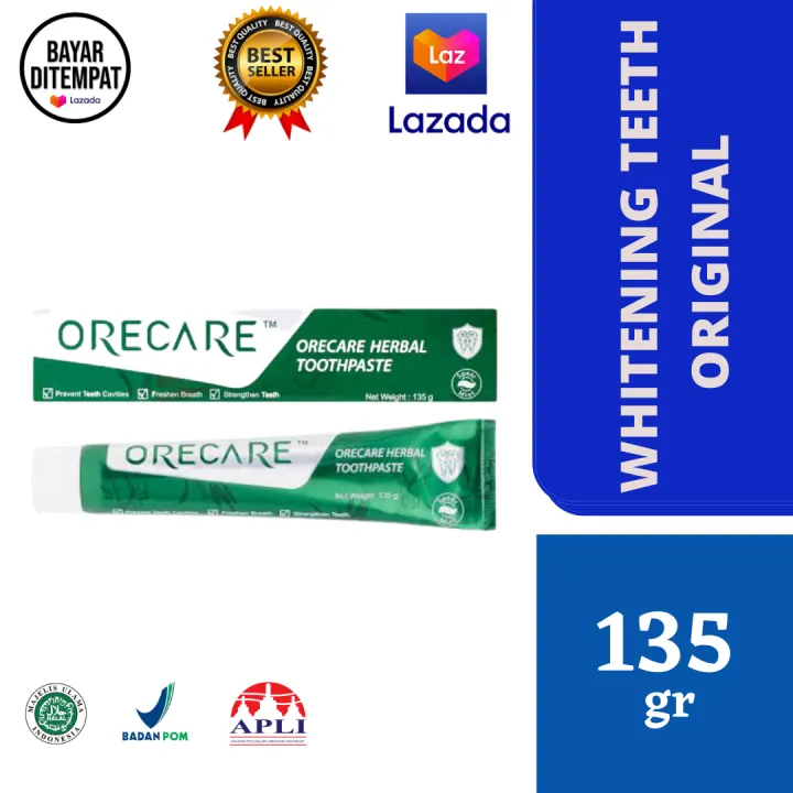 Orecare Pasta gigi Herbal 100% Original | Obat Sakit Gigi berlubang ...