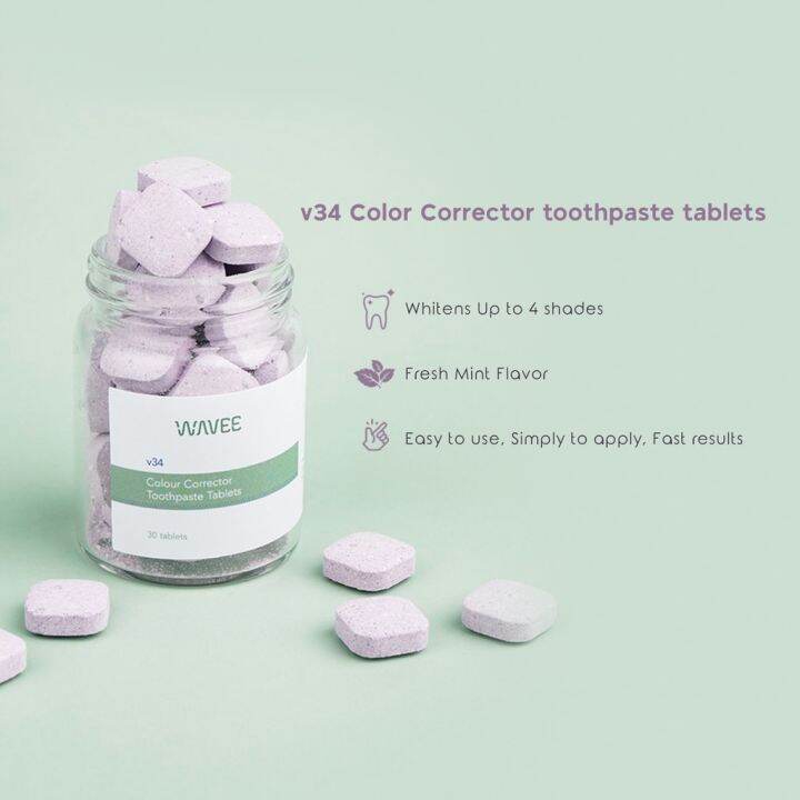 Wavee v34 Toothpaste Tablets | Lazada PH