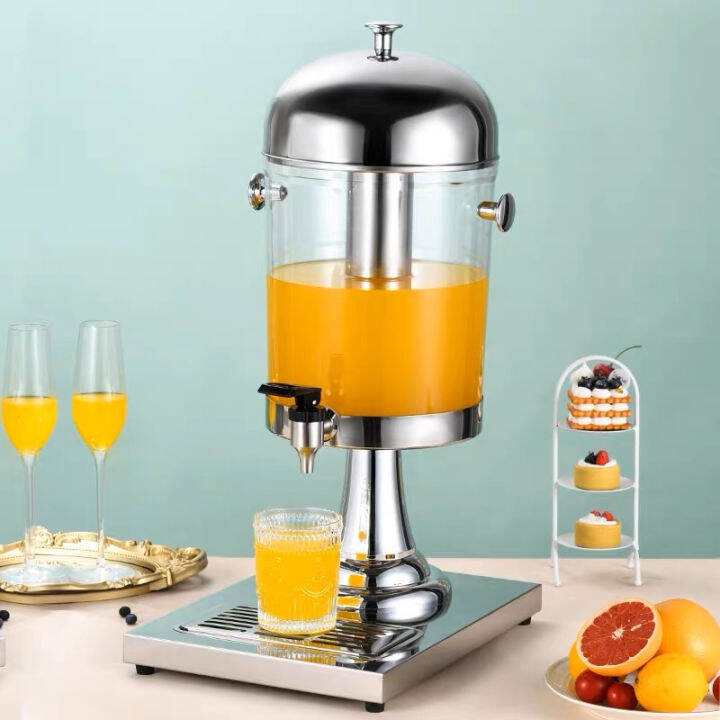 8L STAINLESS STEEL JUICE DISPENSER WITH ICE CHAMBER JUICER / Tong Air ...
