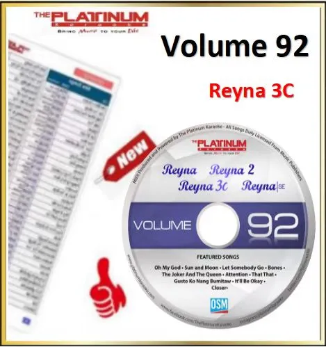 Platinum Reyna 1 , 2 & 3C,SE Volume 92 Updated CD (SEPTEMBER 2022) | Lazada PH