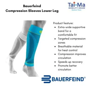 Bauerfeind Compression Sleeves Lower Leg (Long) | Lazada PH