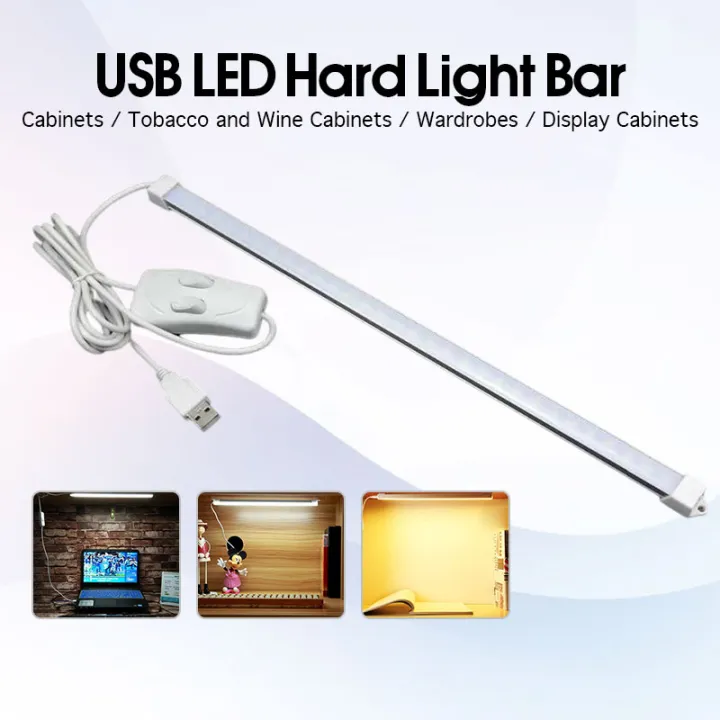 48 LED Light Bar USB Rigid Led Strip 35CM 5W Hard Bar Light Recharge ...
