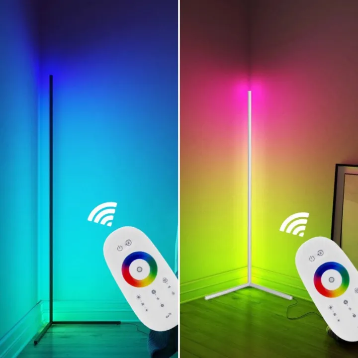 LED Corner Light Multicolor Selector Minimalist Nordic Light RGB ...