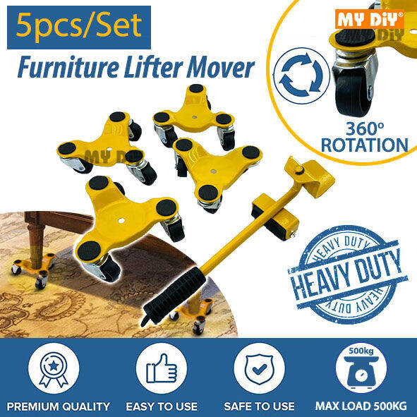 MYDIY Online2u - Heavy Duty 5pcs/Set Furniture Lifter Mover Transport ...